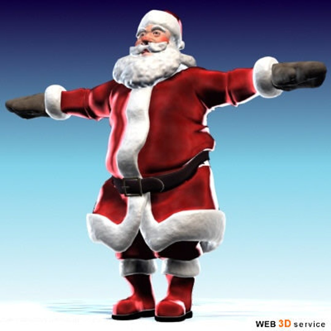 Santa Claus 3d Model