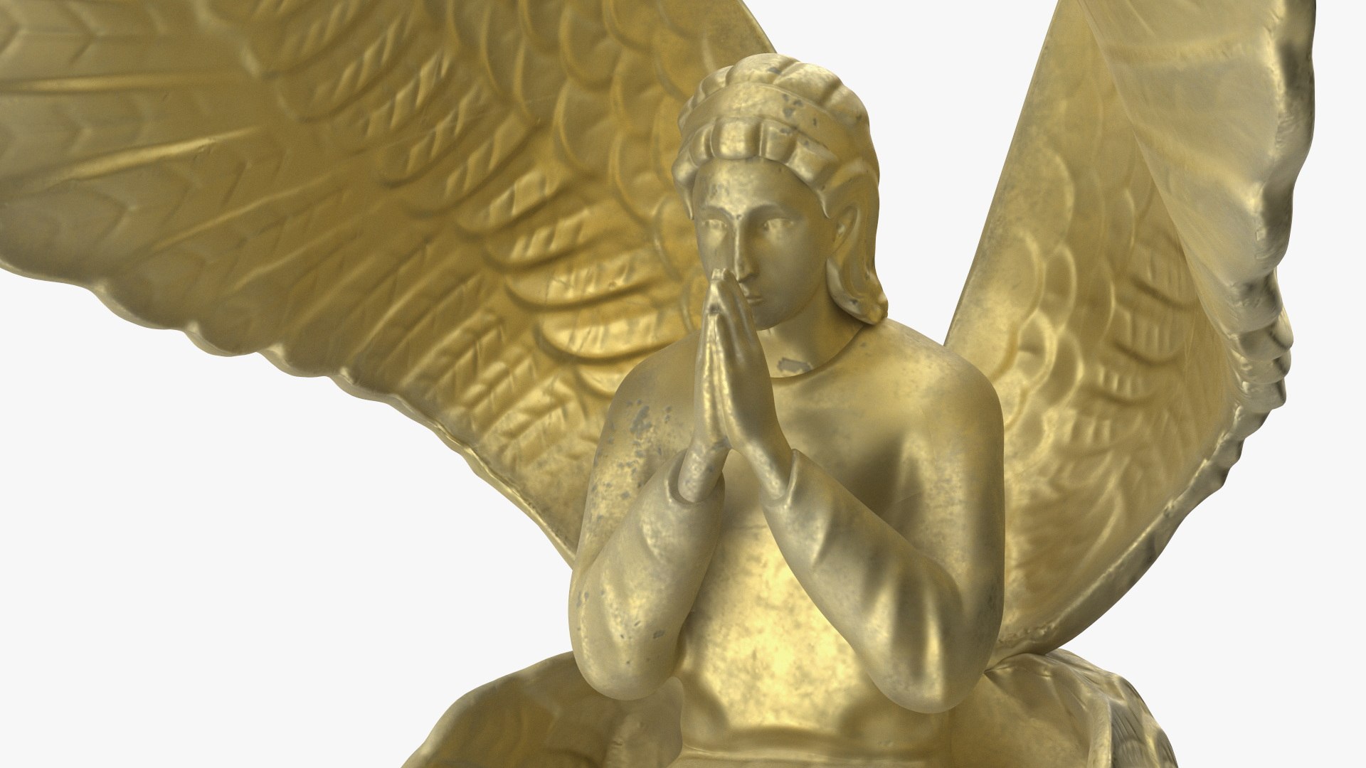 Praying Seraph Figure For 3D Print 3D - TurboSquid 2285151