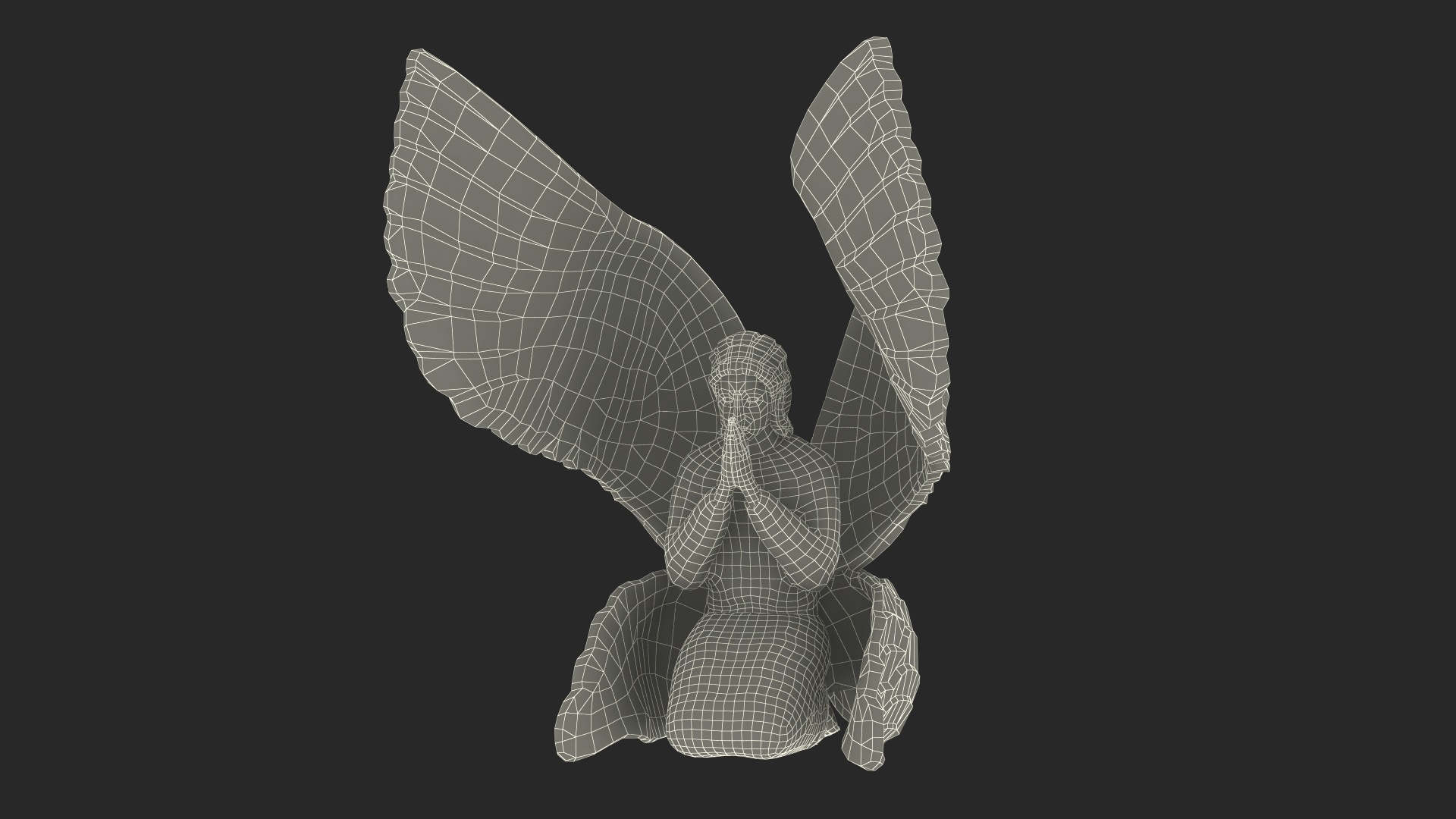 Praying Seraph Figure For 3D Print 3D - TurboSquid 2285151
