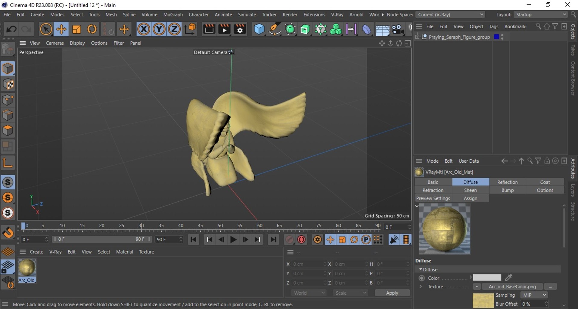 Praying Seraph Figure For 3D Print 3D - TurboSquid 2285151