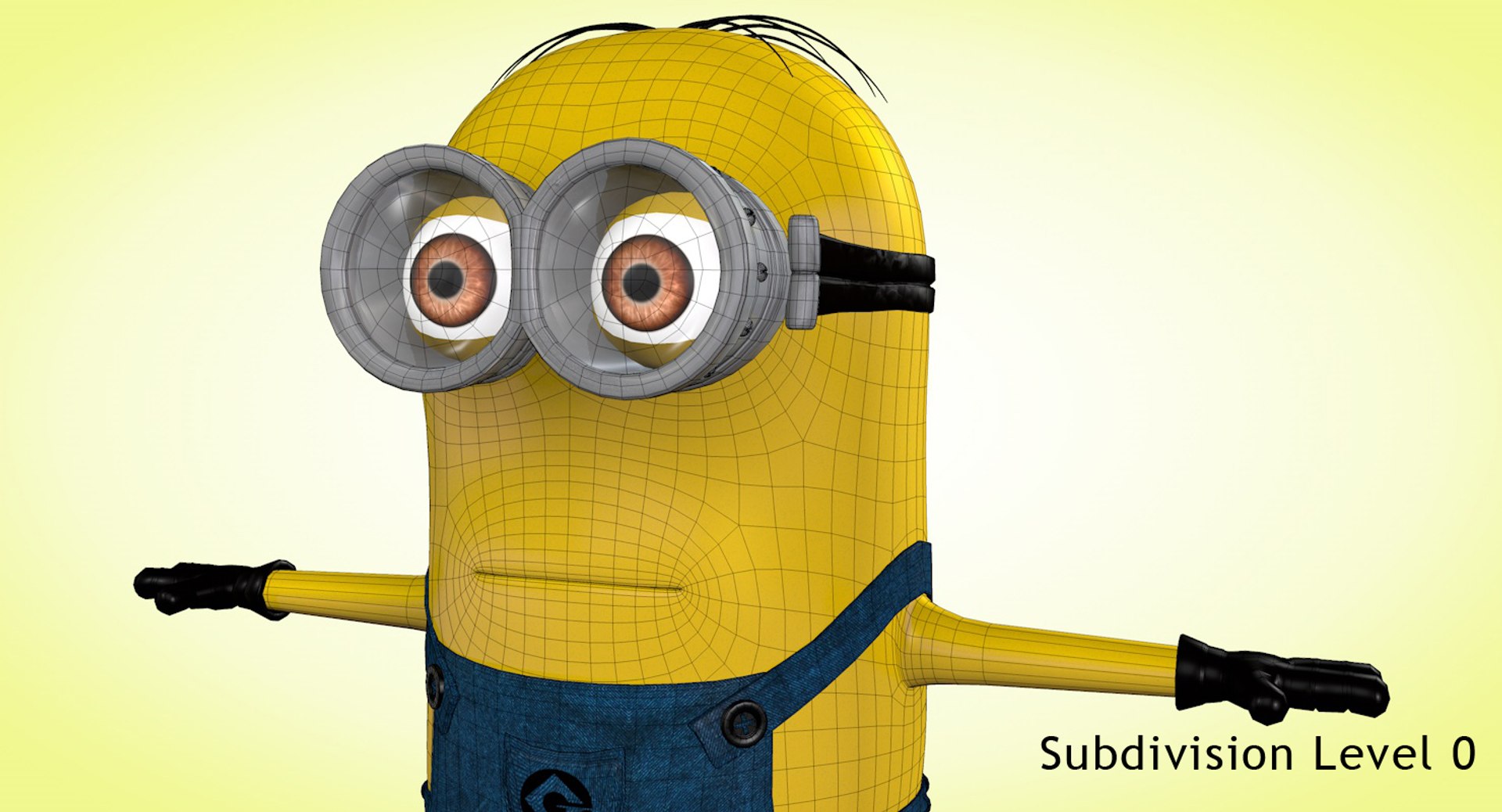 Minion Film Cartoon 3d Model
