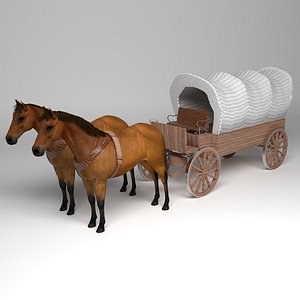 Covered Wagon STL Models for Download | TurboSquid