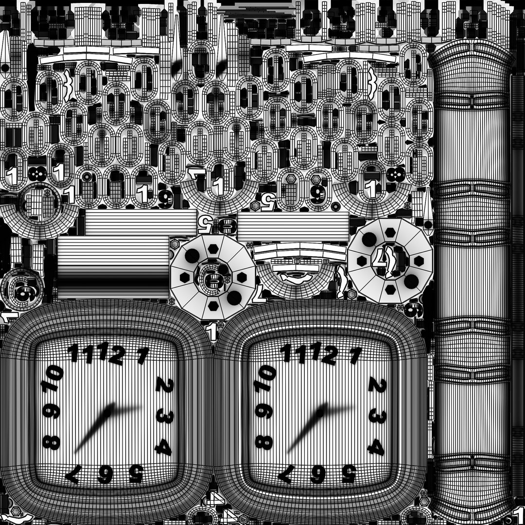 Wall Clock 3D - TurboSquid 2389936