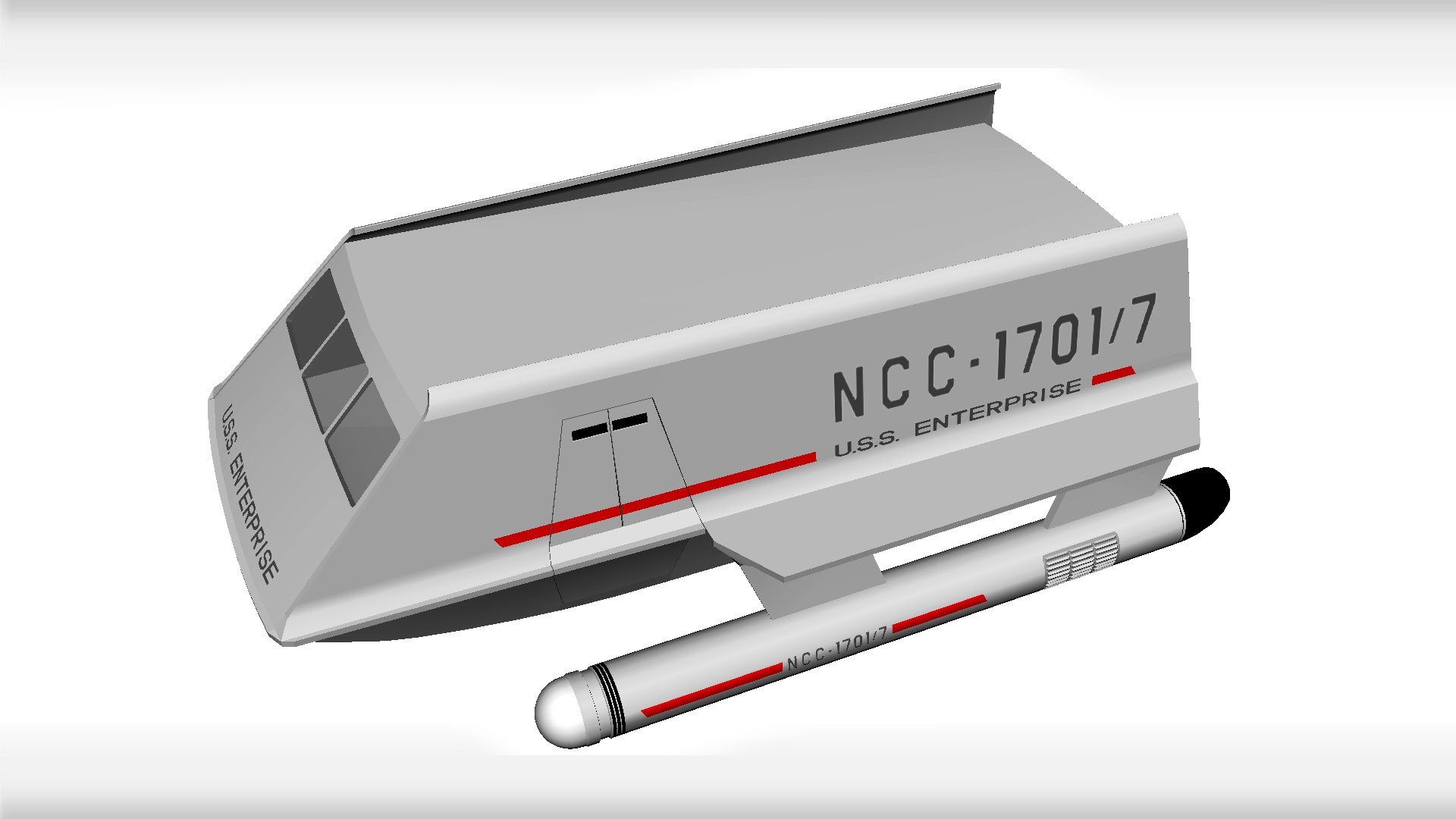 3D Star Trek TOS Shuttlecraft Model - TurboSquid 2395541