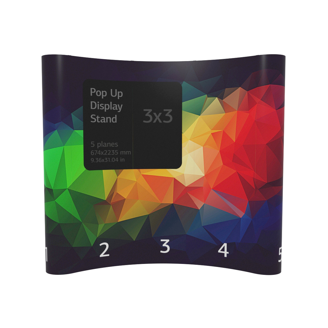 3d Model Pop Display Stand