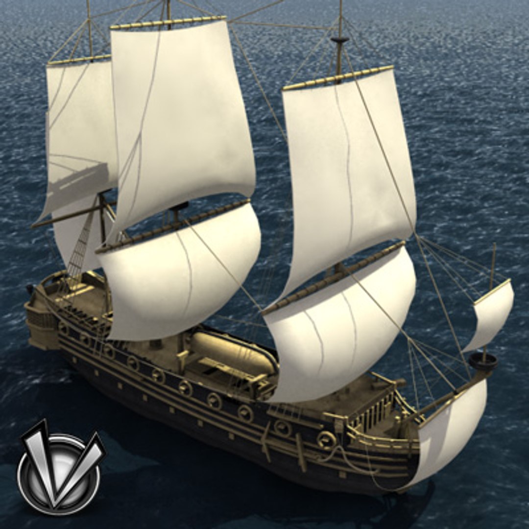 3d Model Ship Frigate