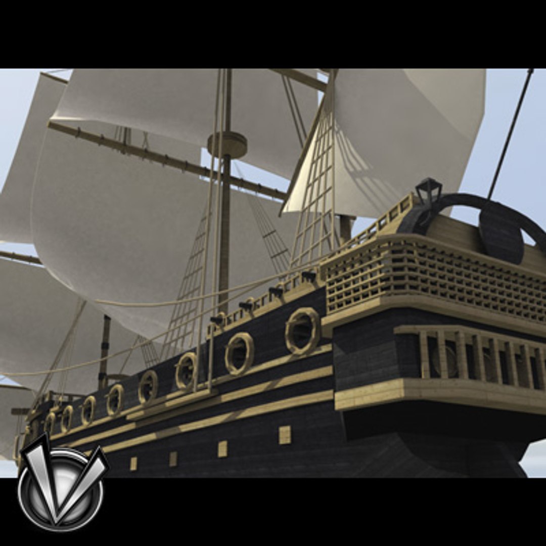 3d Model Ship Frigate