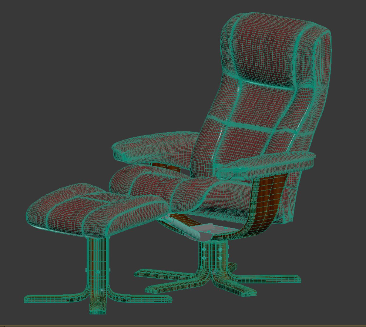 3d Chair Armchair Arm Model