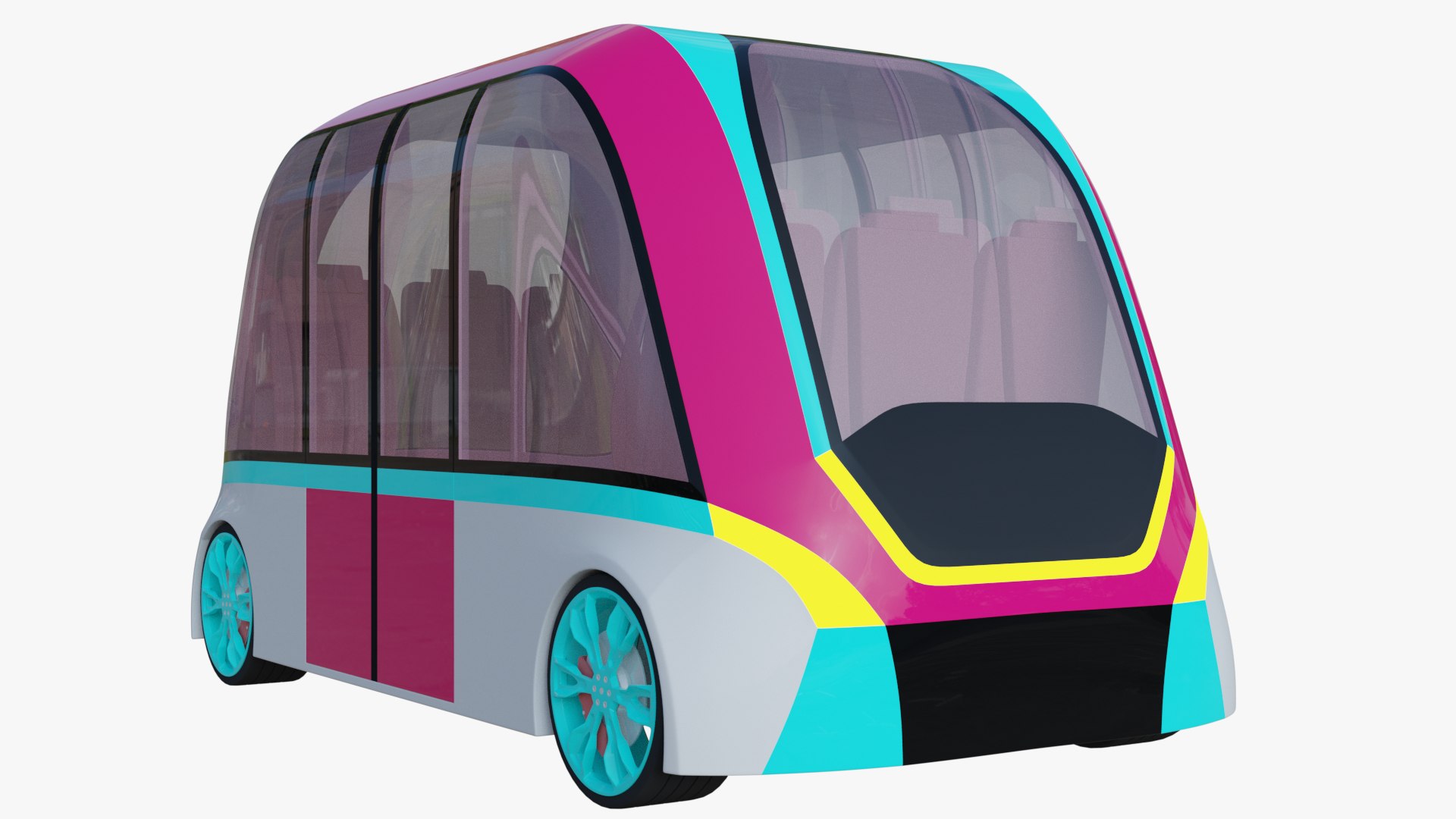 3D Shuttle Buses Collection Model - TurboSquid 1759207