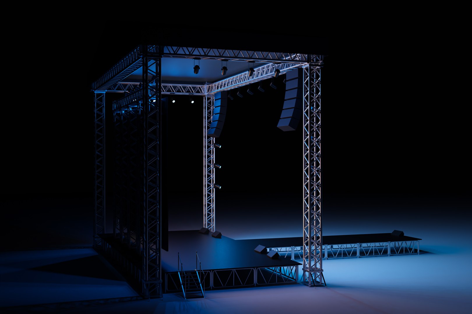 3D Concert Stage 03 - TurboSquid 2247155