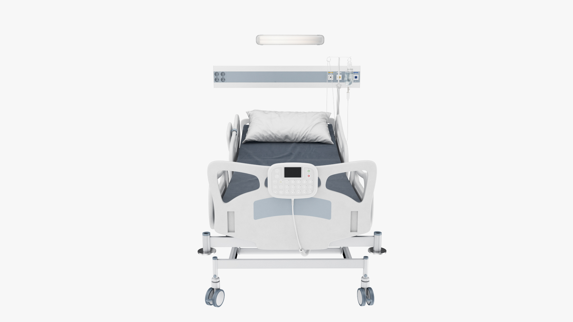 3D Model Multifunction Electric Hospital ICU Bed 2 - TurboSquid 1882877