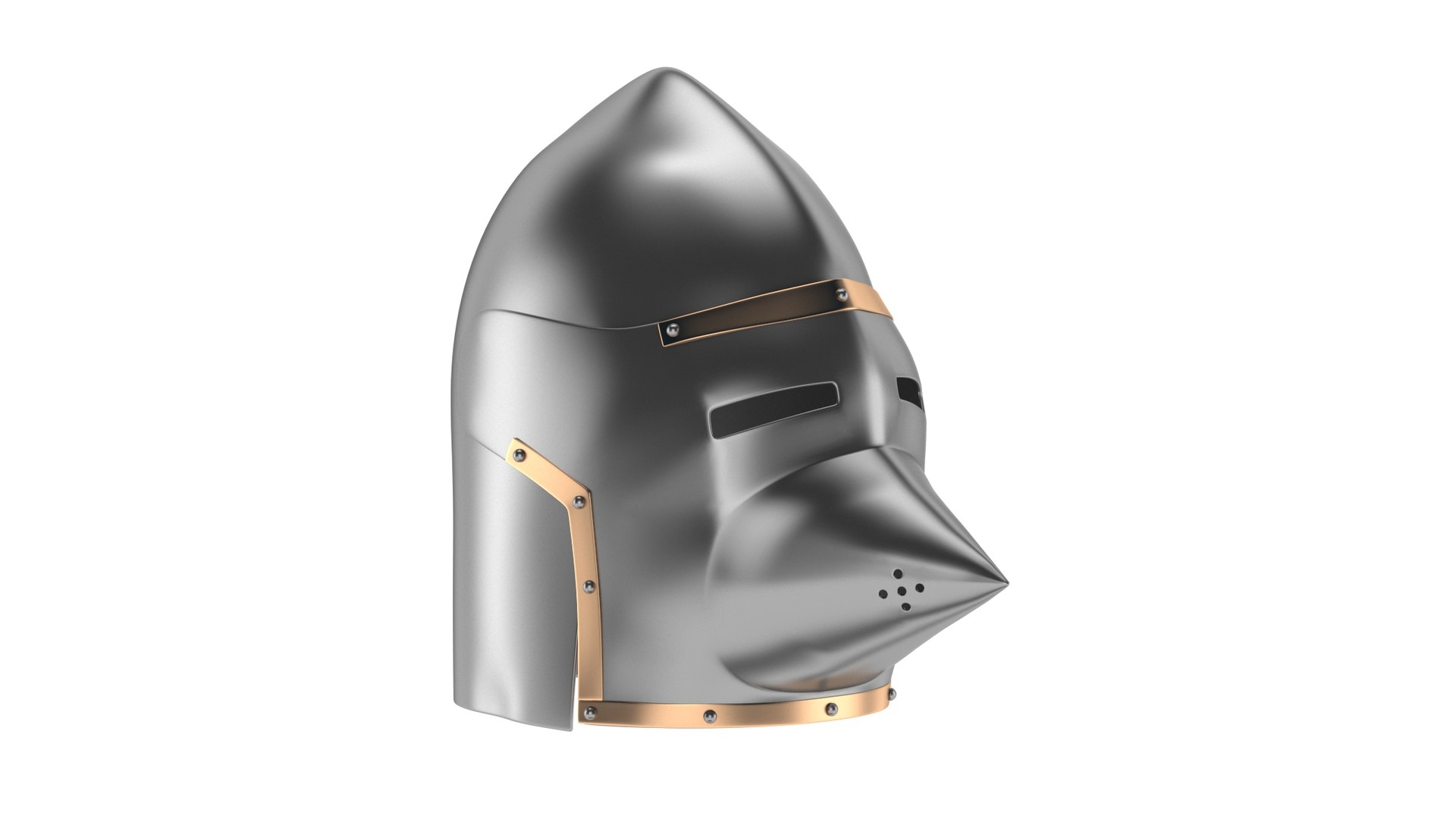 3D Medieval Helmet 02 Model - TurboSquid 2020704