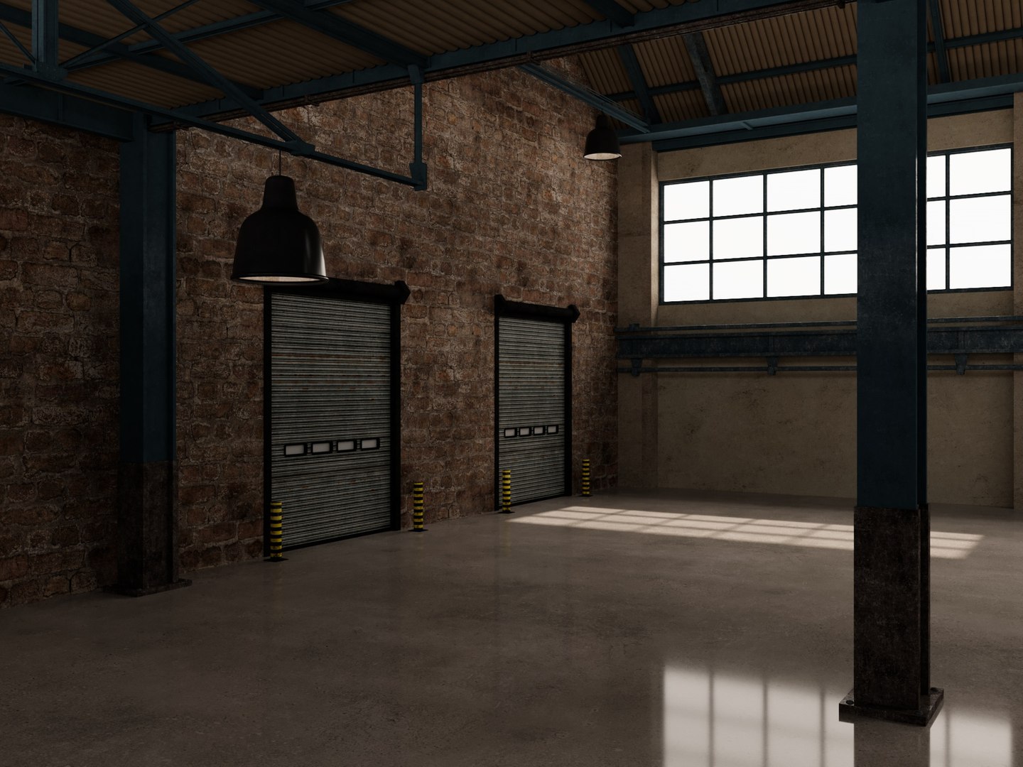 Warehouse Factory Hall 3D Model - TurboSquid 2385606