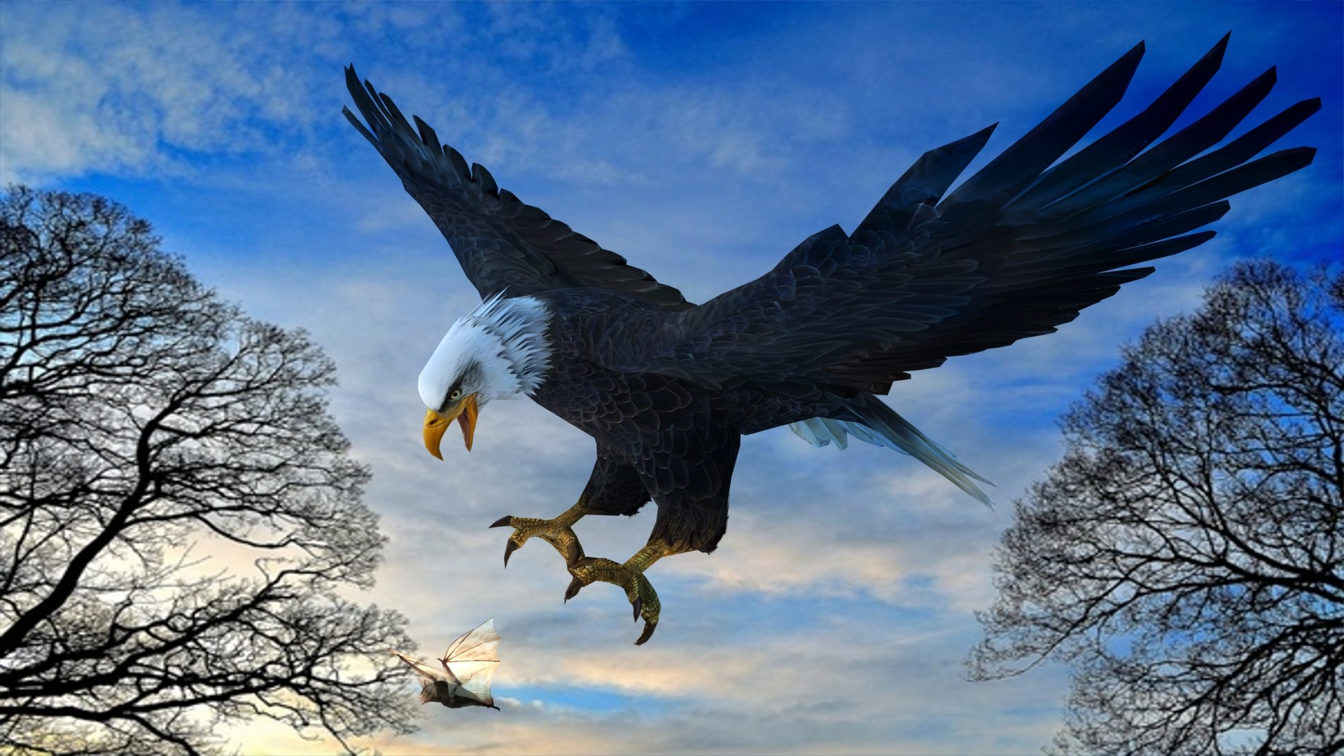 Eagle Attack 3D Model - TurboSquid 1734154