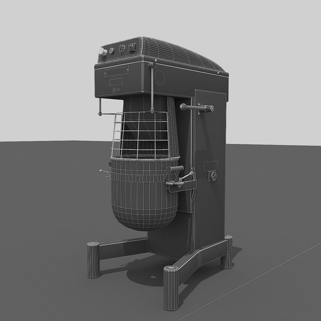 Planetary Mixer Bakery - 3D Model - TurboSquid 1293554