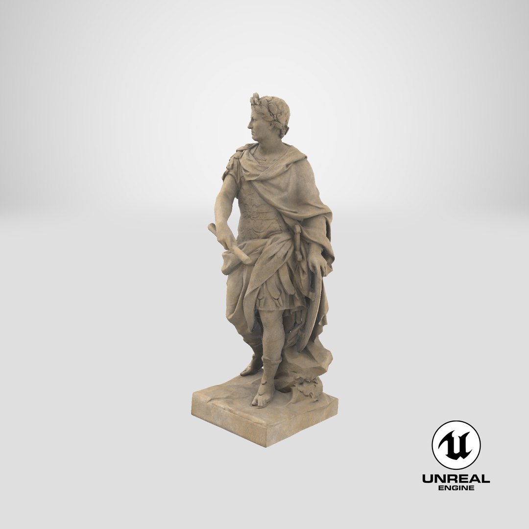 Julius Caesar Concrete 3D Model 3D model - TurboSquid 1818177