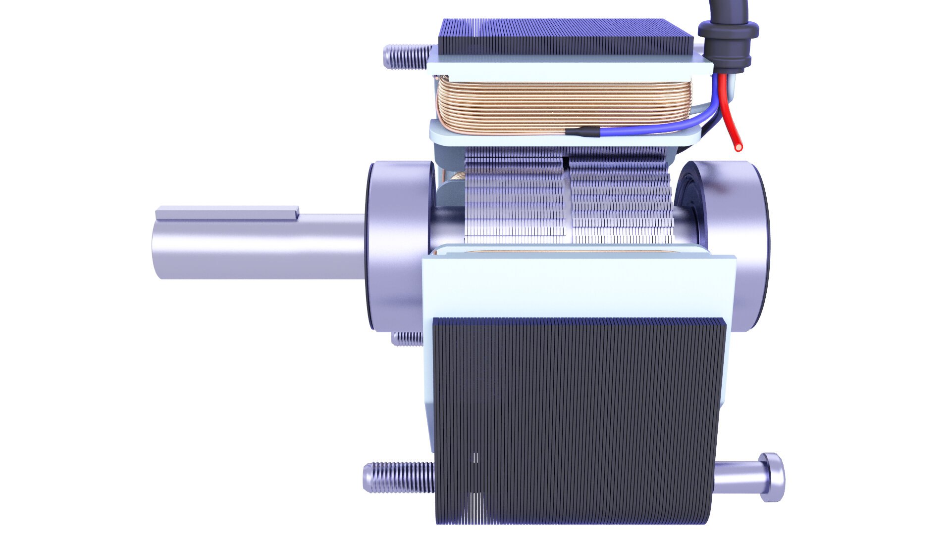 3D Model 2 Stepper Motor Cross Section Diagrams SET V5 - TurboSquid 2401360