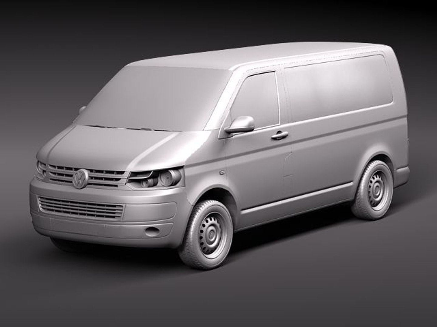 Volkswagen Transporter T5 Fl 3d Model