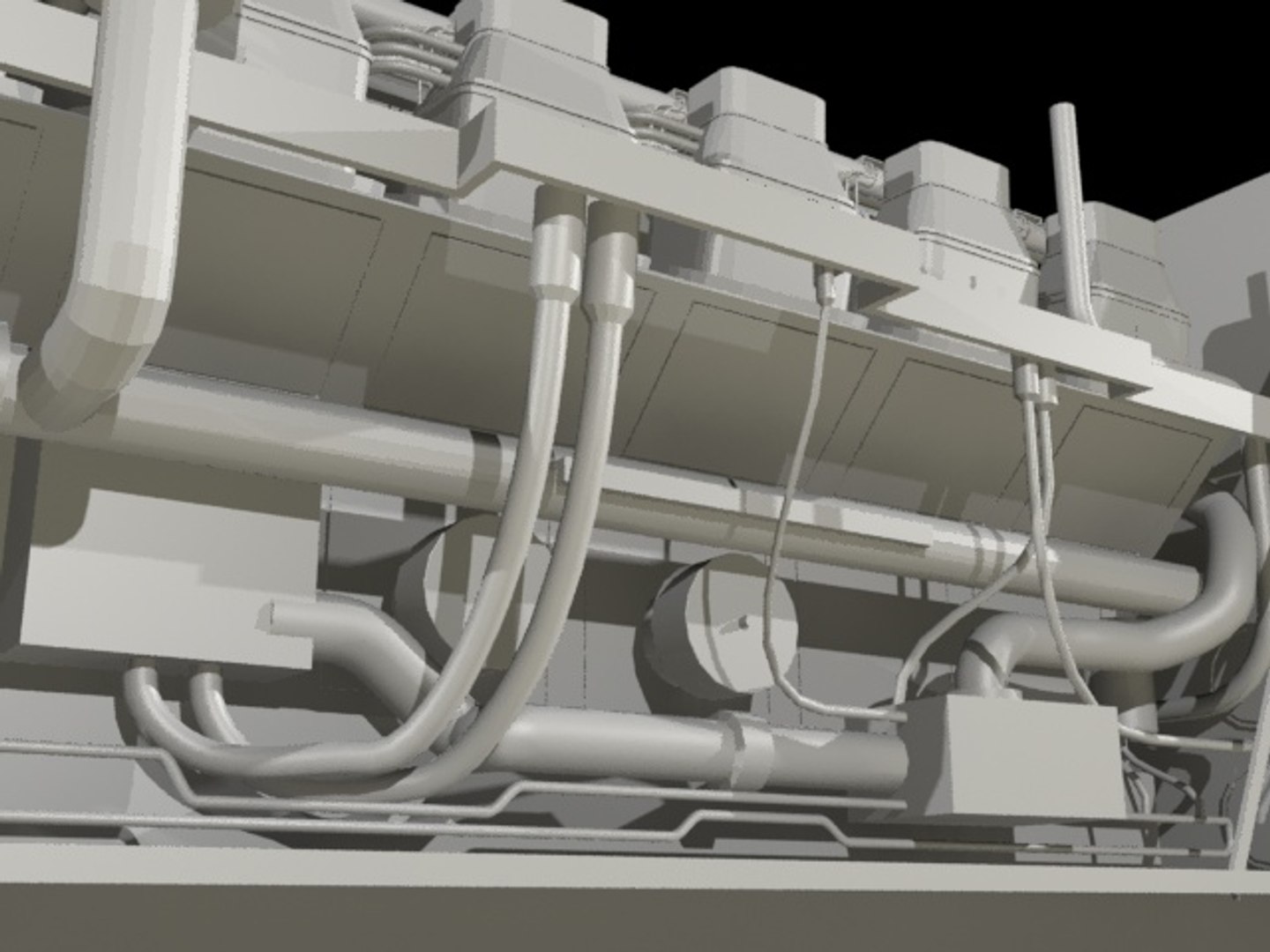 3d Generator Parts Model