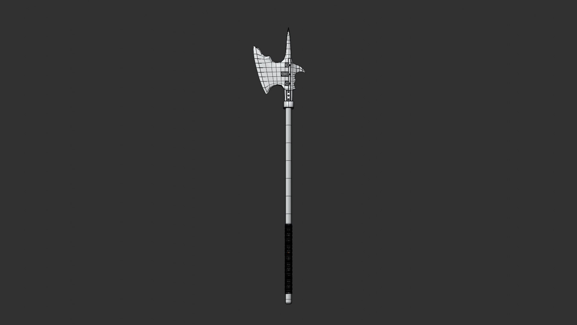 Medieval Halberd With Jewels 3D Model - TurboSquid 2254386
