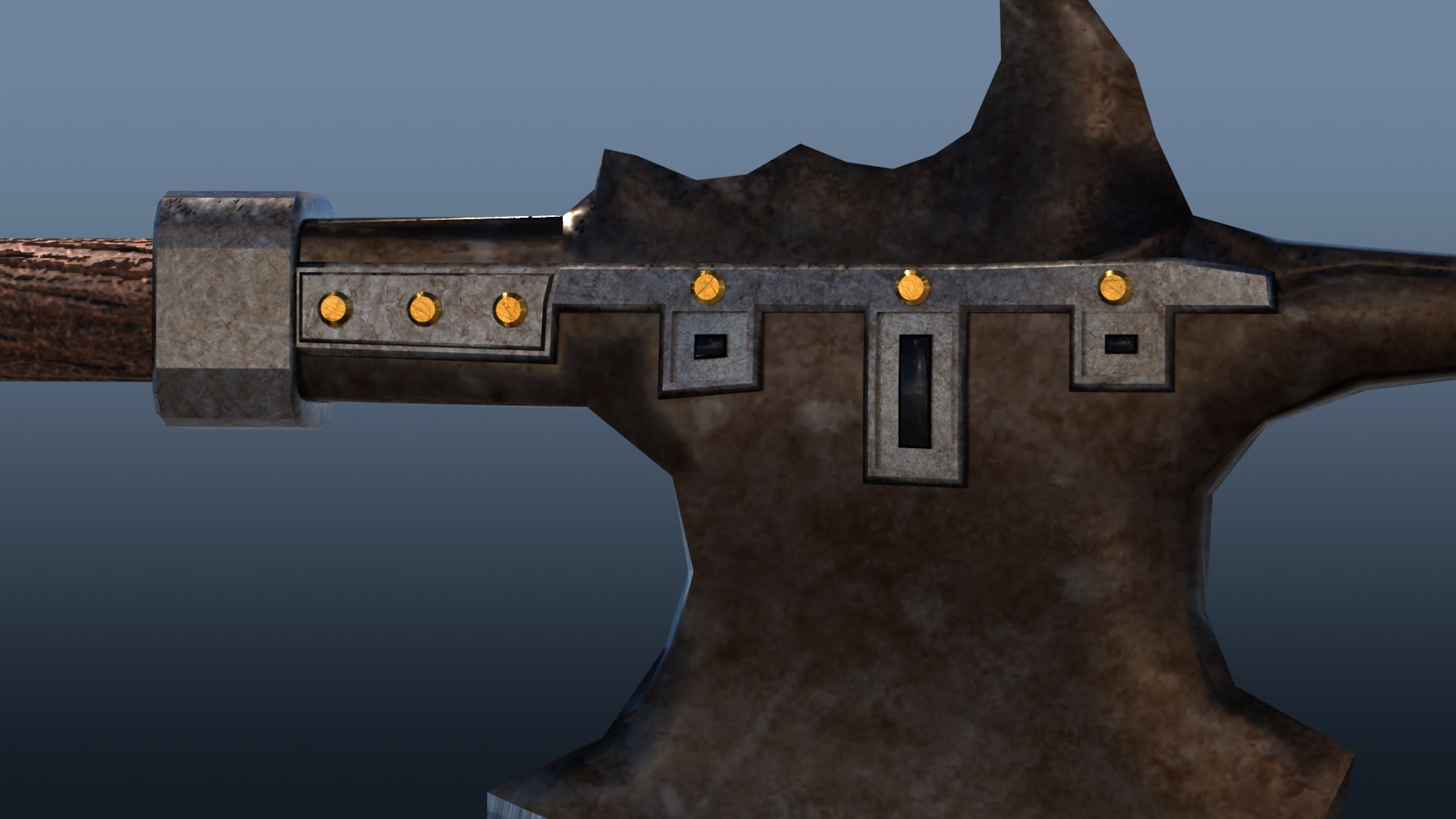 Medieval Halberd With Jewels 3D Model - TurboSquid 2254386