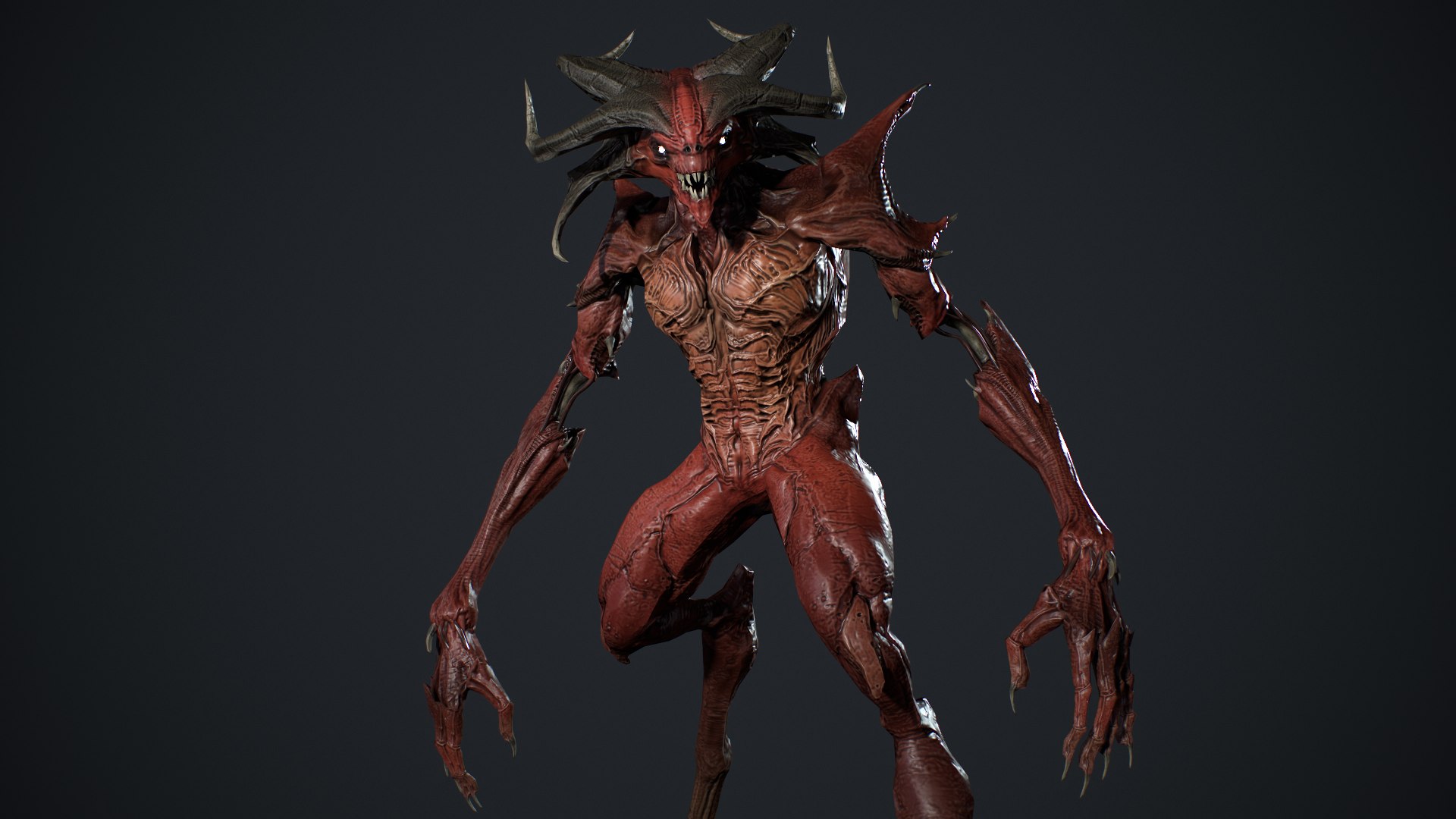 3D Demon Character 6 Model - TurboSquid 2111640