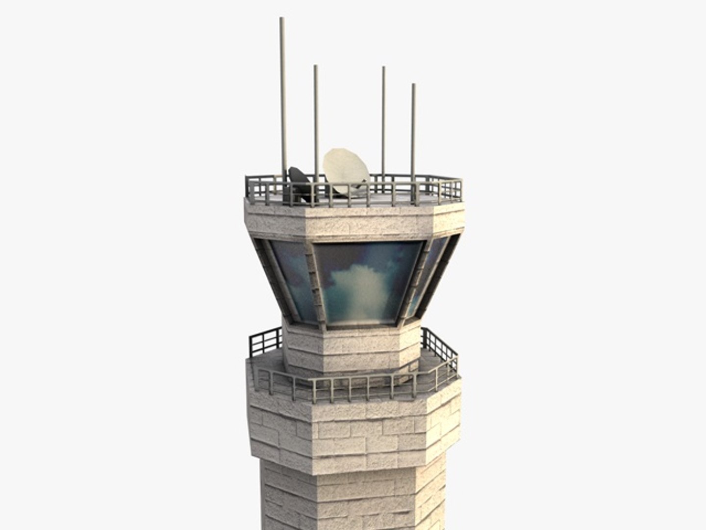 3d control tower