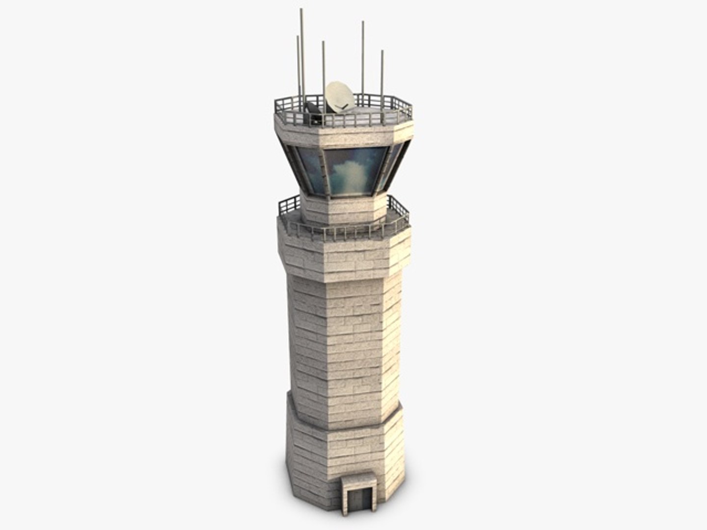 3d control tower