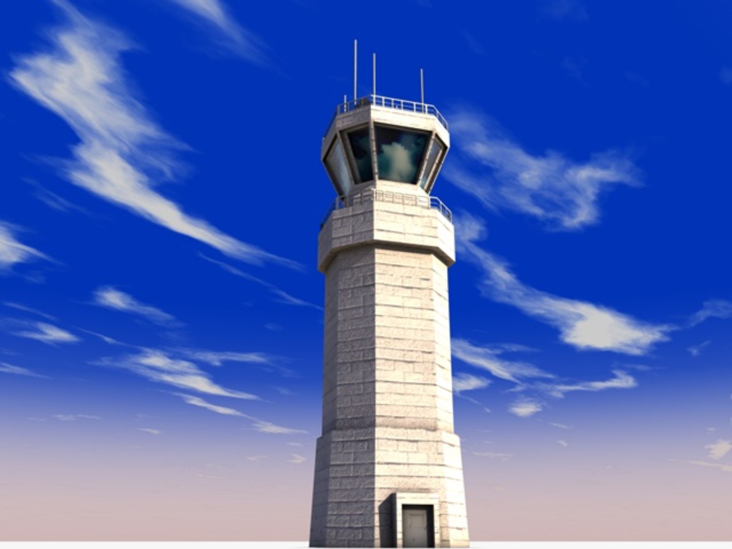 3d control tower