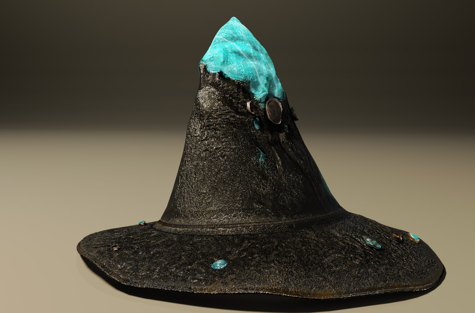 Free 3D Model Wizard Hat - TurboSquid 1924864