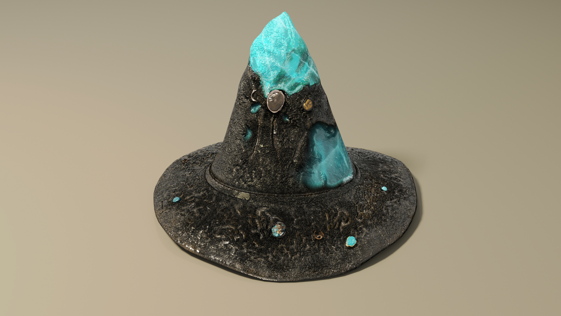 Free 3D Model Wizard Hat - TurboSquid 1924864