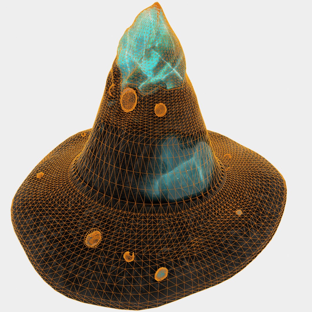Free 3D Model Wizard Hat - TurboSquid 1924864
