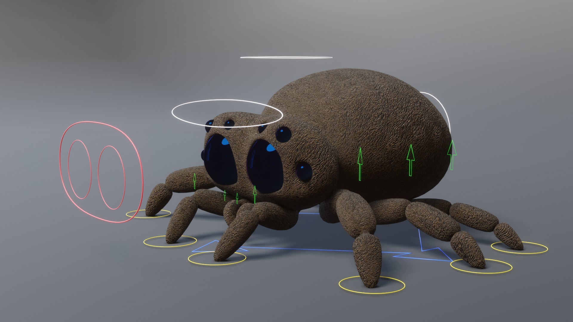 Spider 3D Model - TurboSquid 1960118