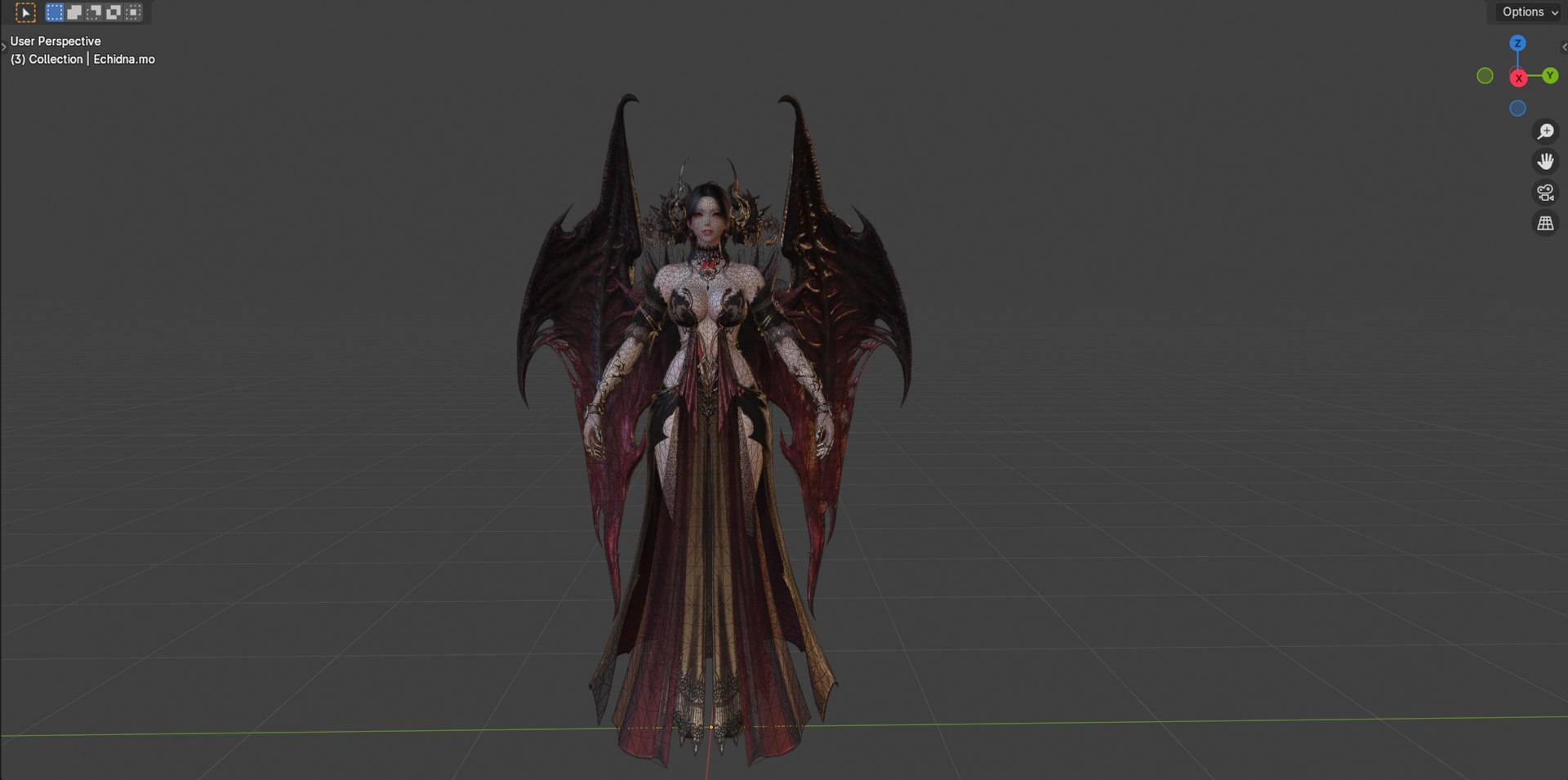 Winged Demon Girl Gameready Rigged 3D Model - TurboSquid 2327975