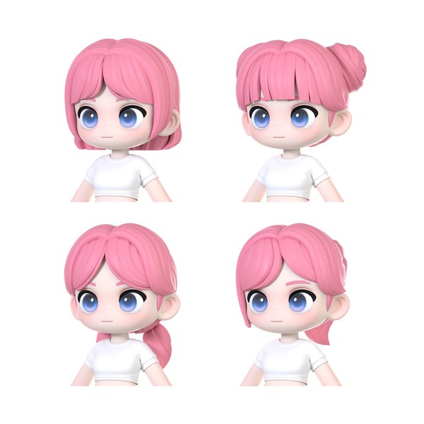 Chloe basemesh 3D 모델 - TurboSquid 1917622