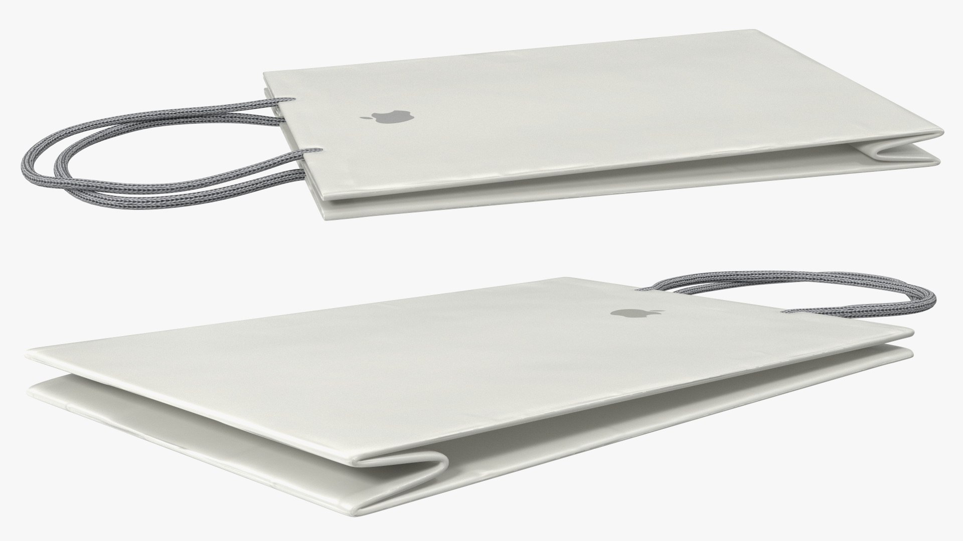 Apple Store Paper Bag Medium Folded 3D Model - TurboSquid 2373186