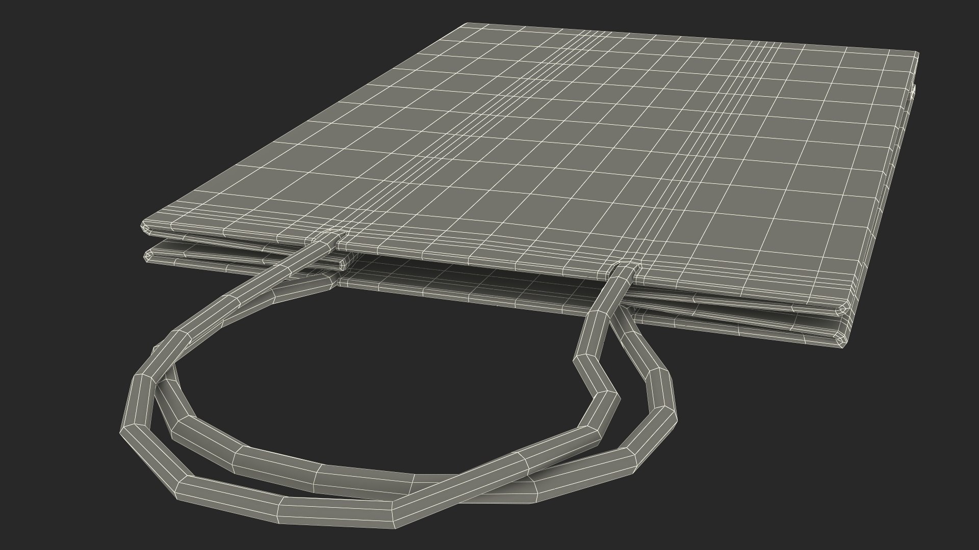 Apple Store Paper Bag Medium Folded 3D Model - TurboSquid 2373186