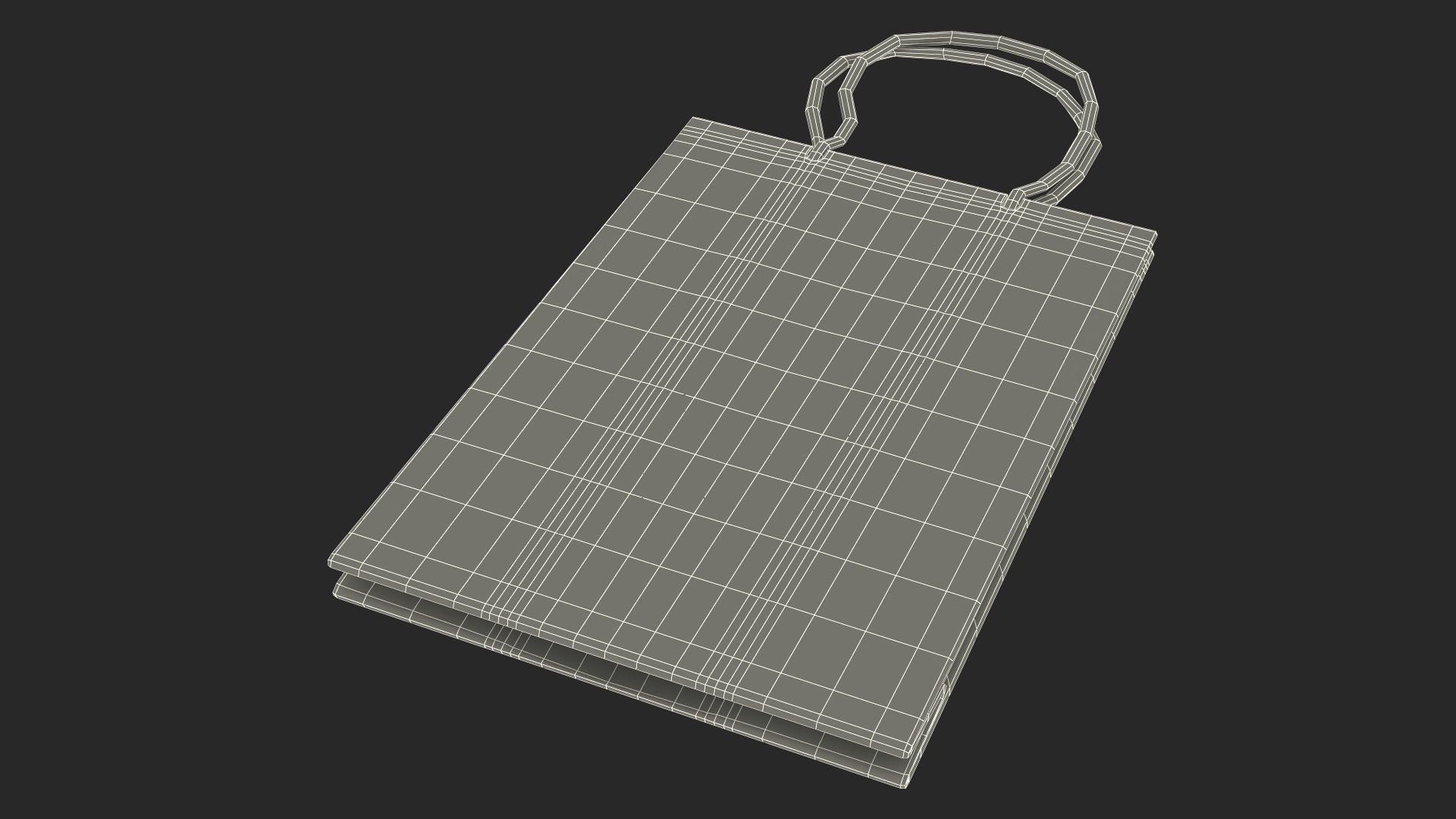 Apple Store Paper Bag Medium Folded 3D Model - TurboSquid 2373186