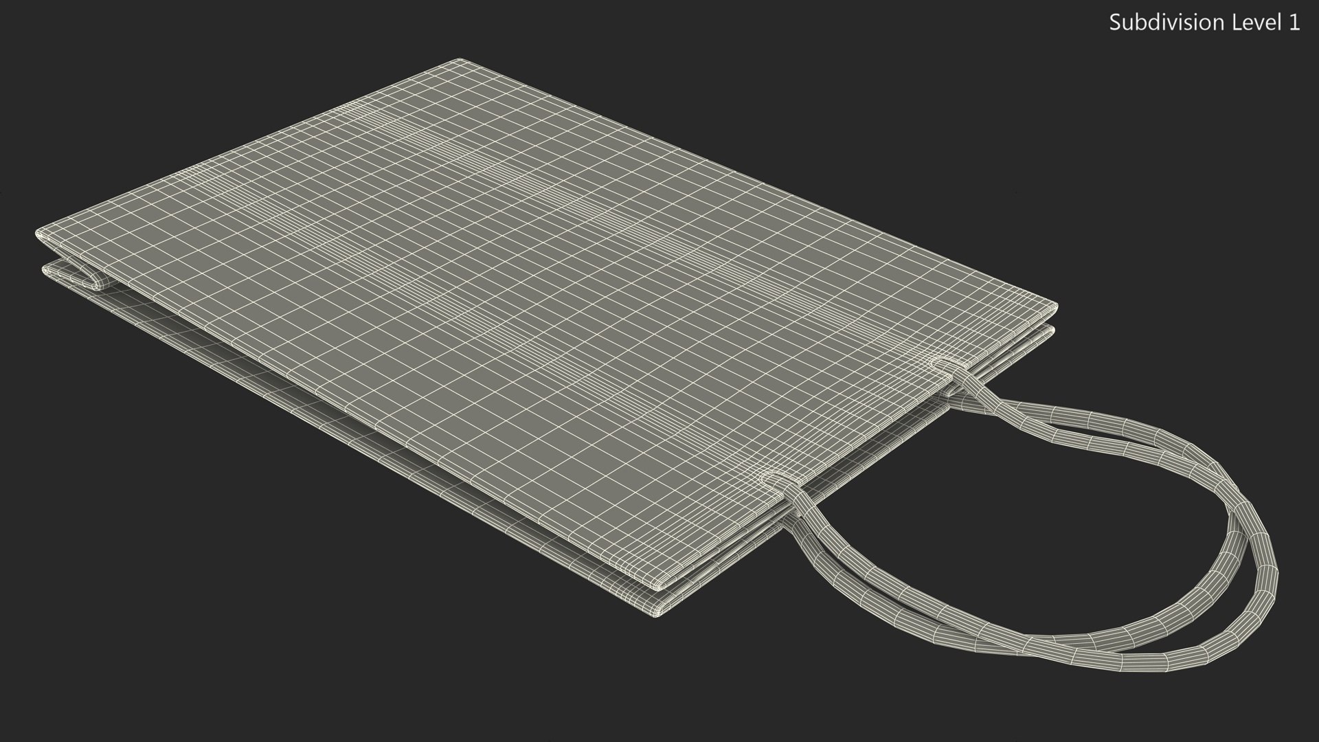 Apple Store Paper Bag Medium Folded 3D Model - TurboSquid 2373186