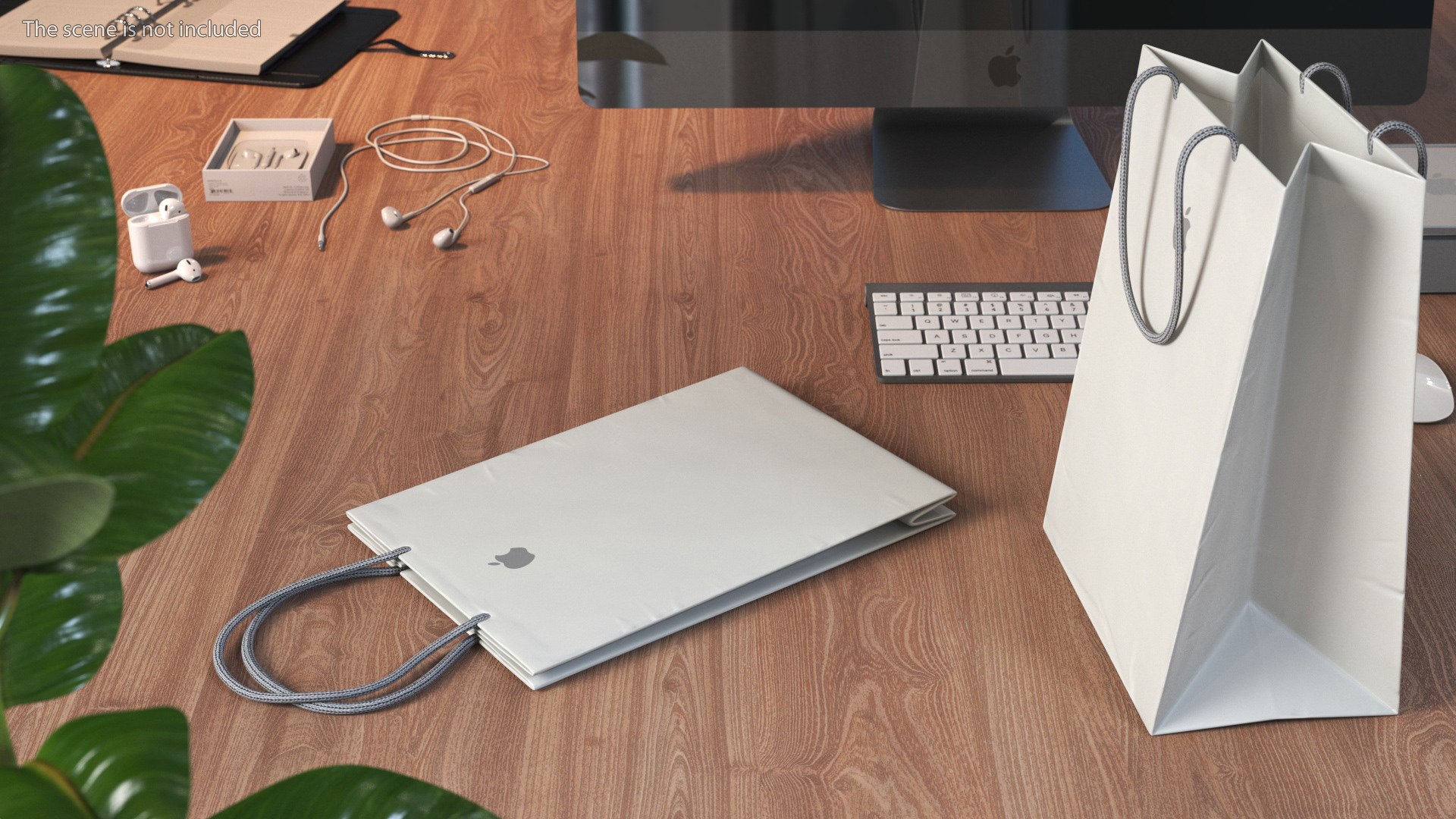 Apple Store Paper Bag Medium Folded 3D Model - TurboSquid 2373186