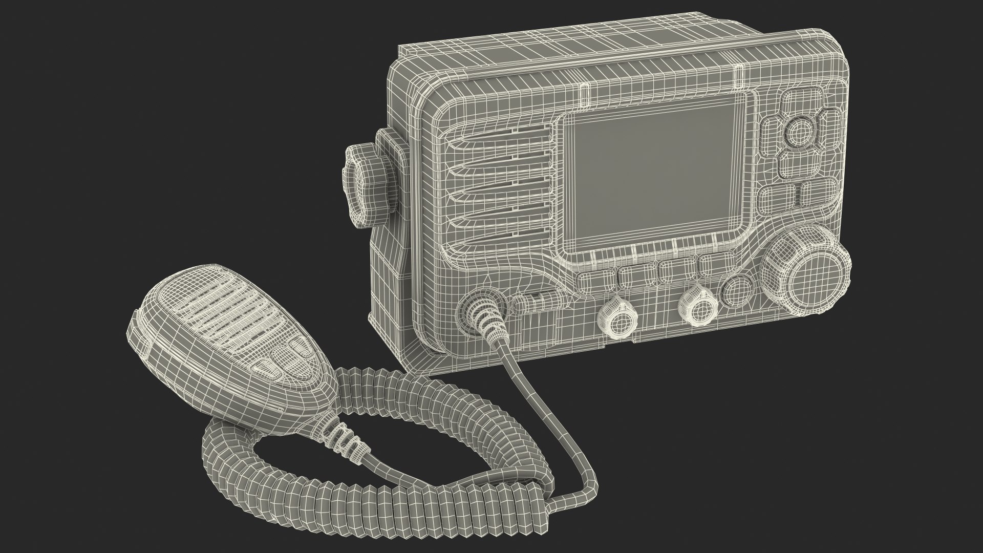 3D icom m506 marine vhf model - TurboSquid 1694976