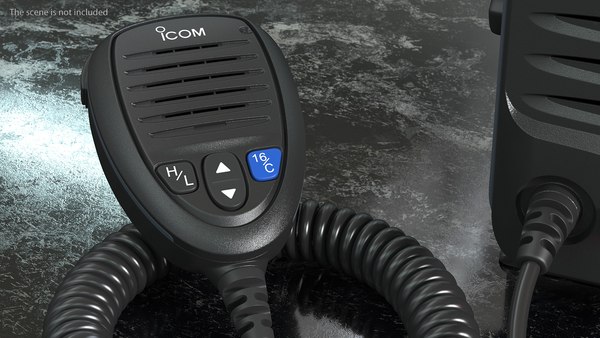 3D icom m506 marine vhf model - TurboSquid 1694976