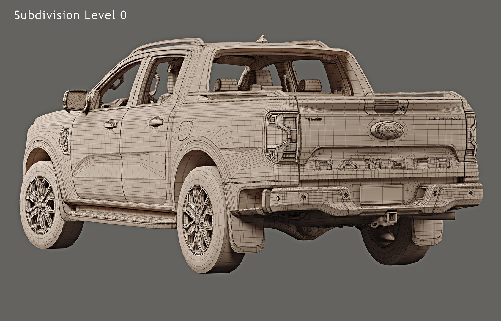 2023 Ford Ranger 3D Model - TurboSquid 2014277