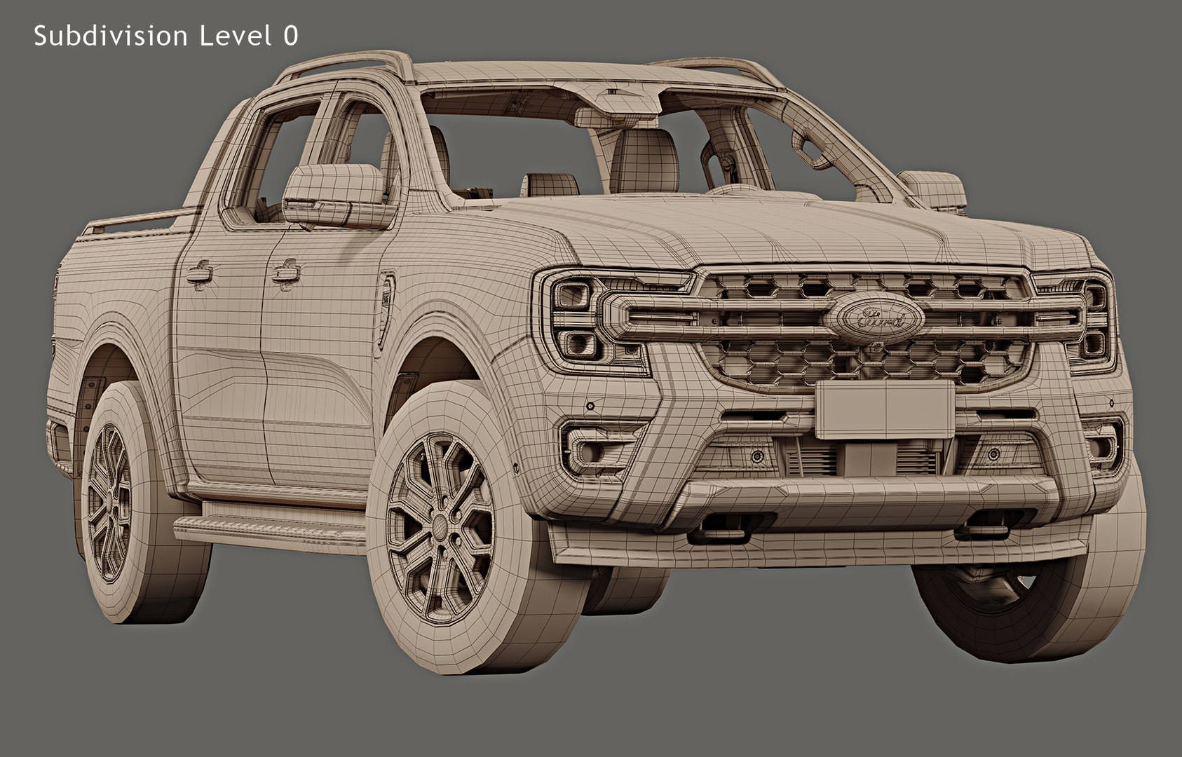2023 Ford Ranger 3D Model - TurboSquid 2014277