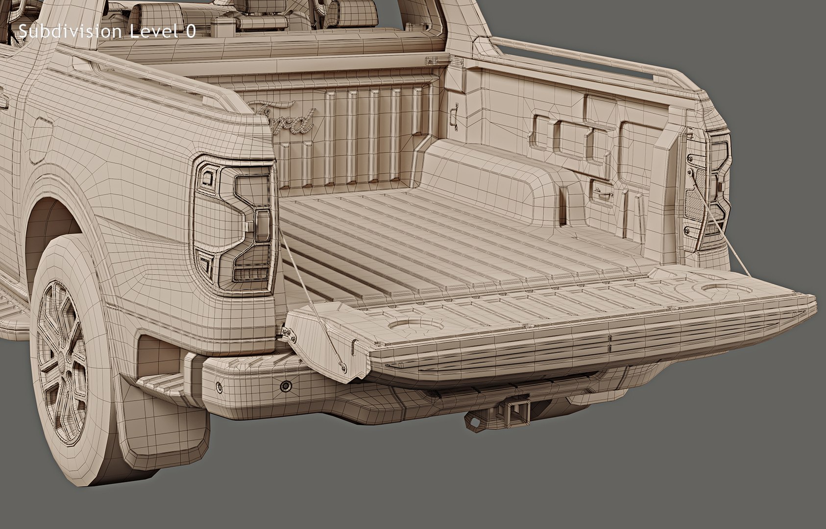 2023 Ford Ranger 3D model - TurboSquid 2014277