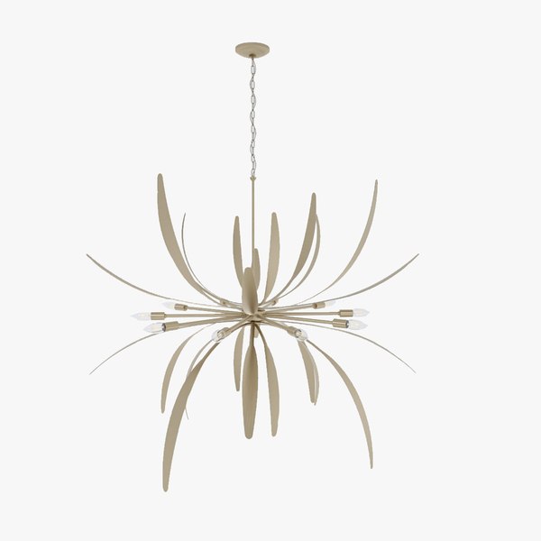 modelo 3d Lámpara de araña grande Dalia - TurboSquid 2185569