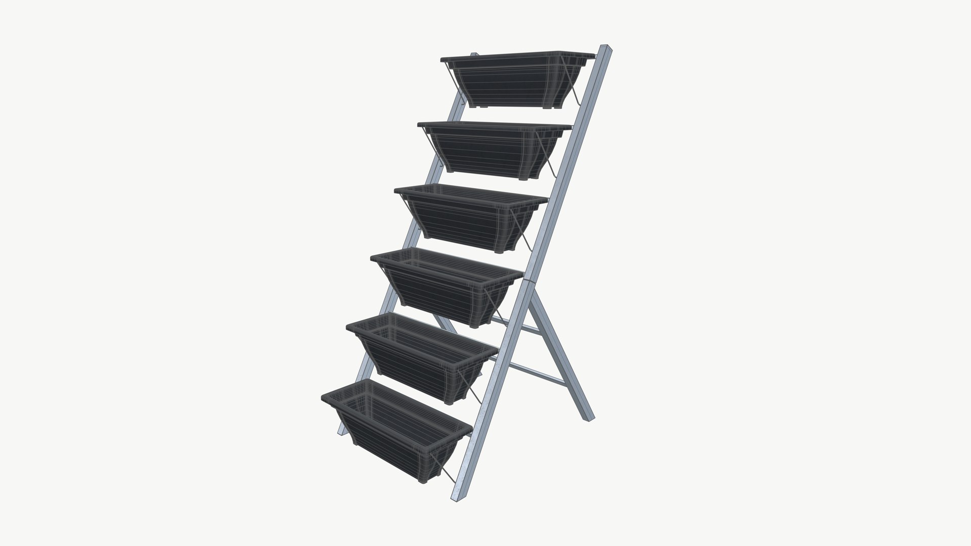 3D Model Garden Shelf - TurboSquid 2337353