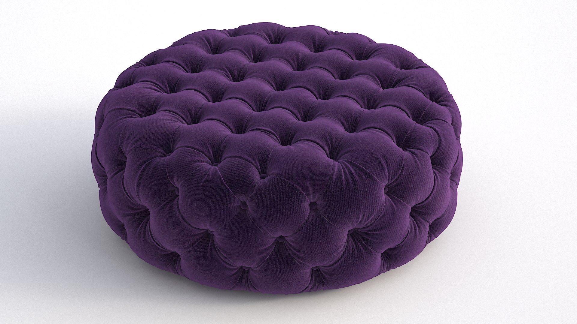 Pouf Chesterfield 3D model - TurboSquid 1841851