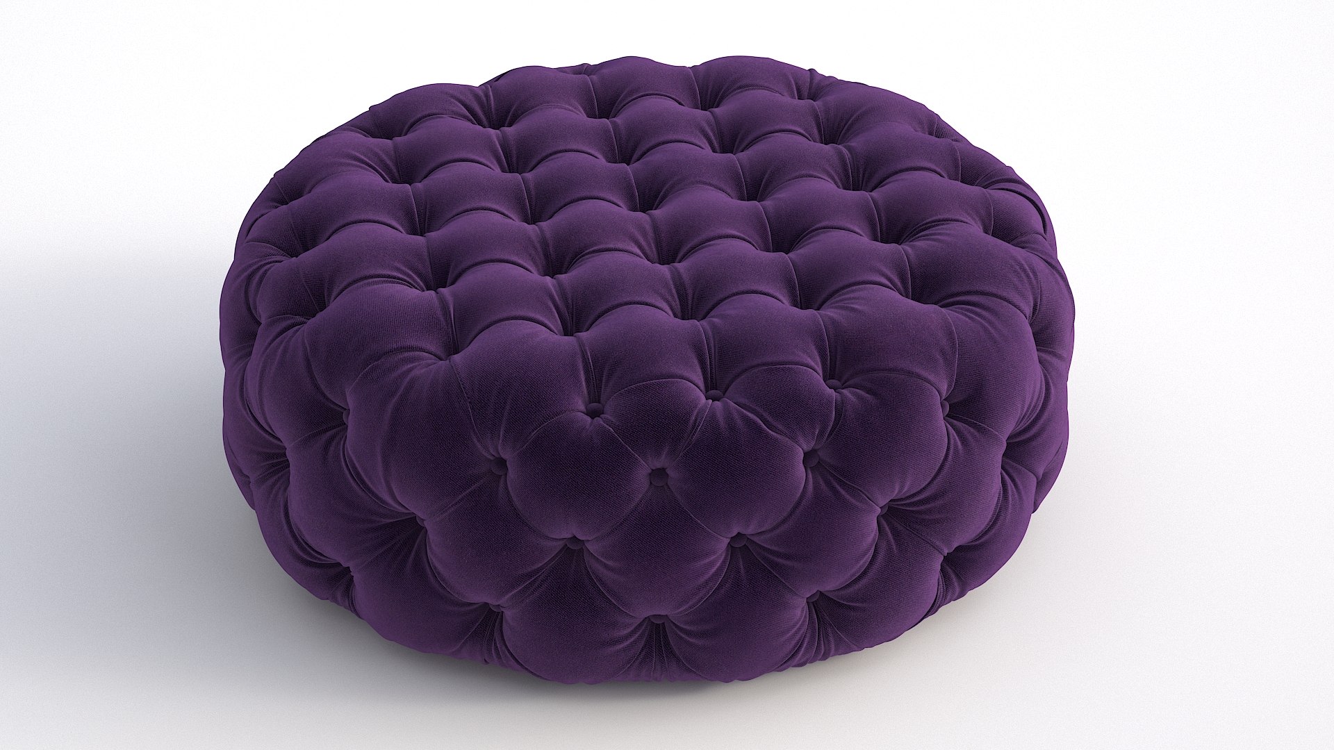 Pouf Chesterfield 3D model - TurboSquid 1841851