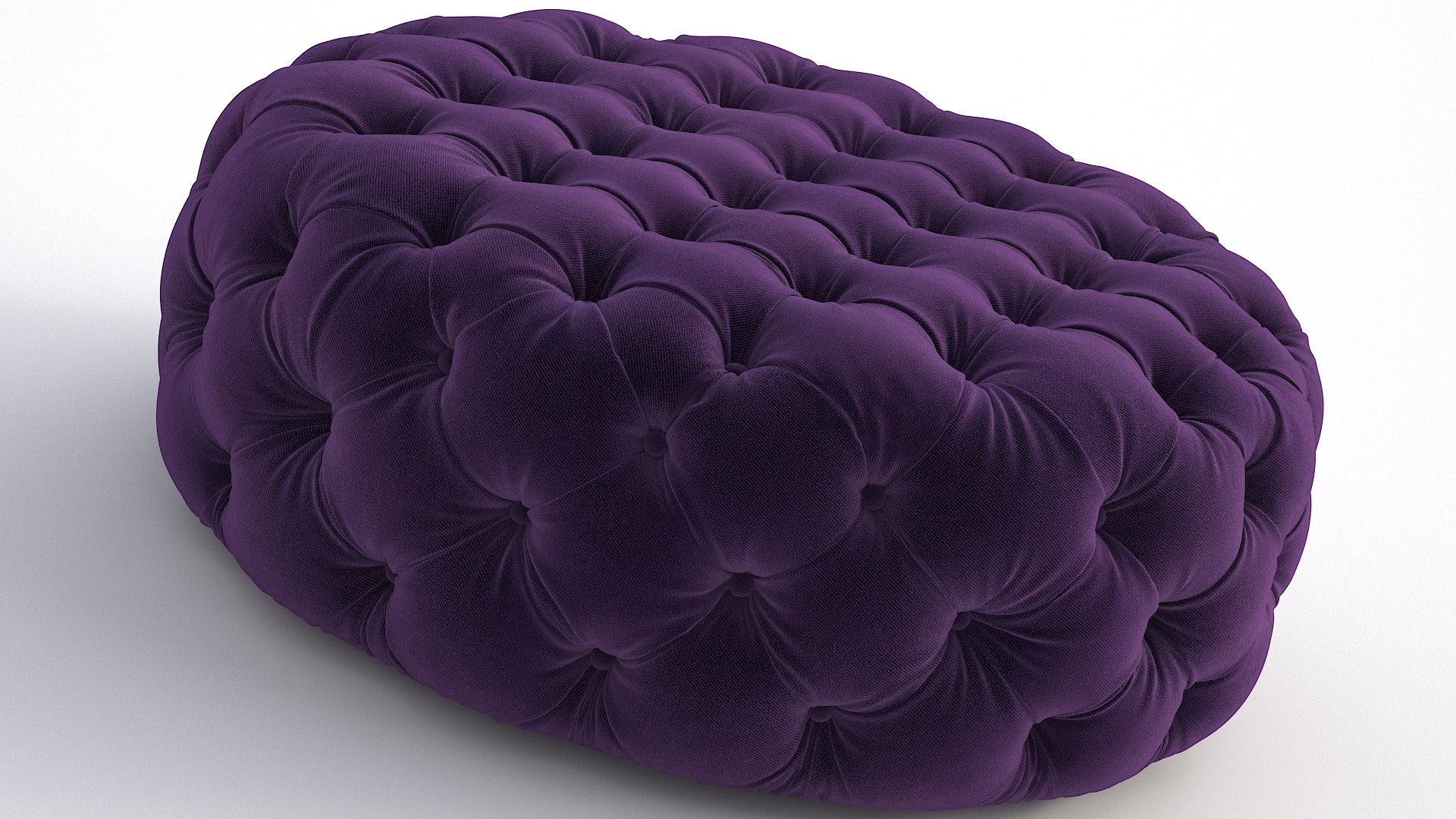 Pouf Chesterfield 3D model - TurboSquid 1841851